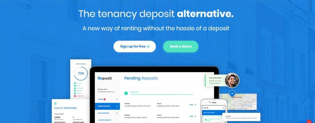 UK-based rental deposit startup Reposit has raised £500,000 - Tech.eu