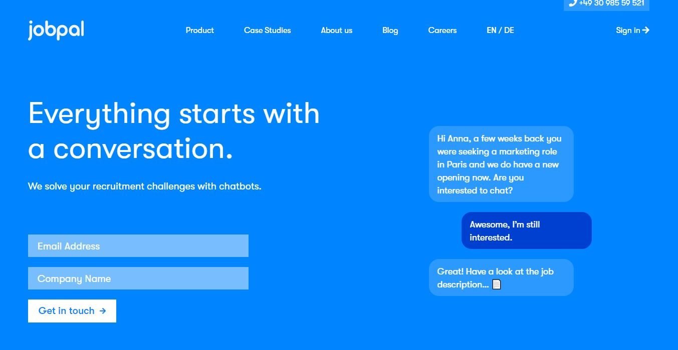 Berlin-based jobpal gets €2.5 million to transform corporate recruiting with its AI chatbot ...