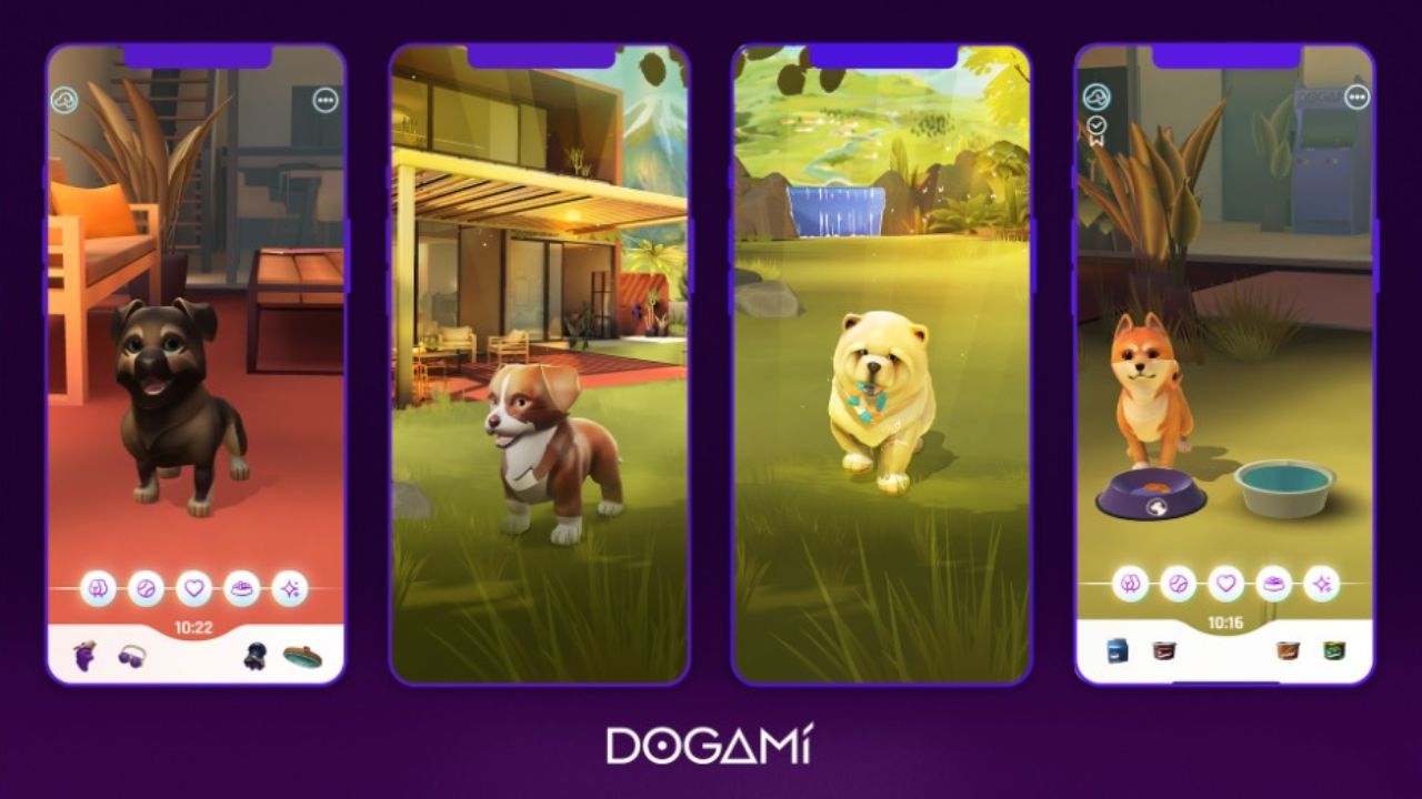 Virtual pet games store