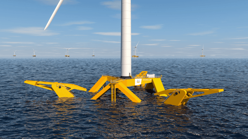 Gazelle Wind Power raises €11.4M for self-stabilising offshore wind ...
